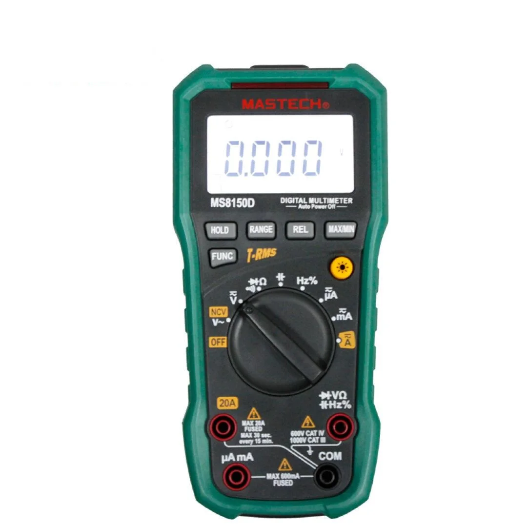 Mastech-MS8150D-Digital-Multimeter-Auto-Range-Ture-RMS-Handheld ...