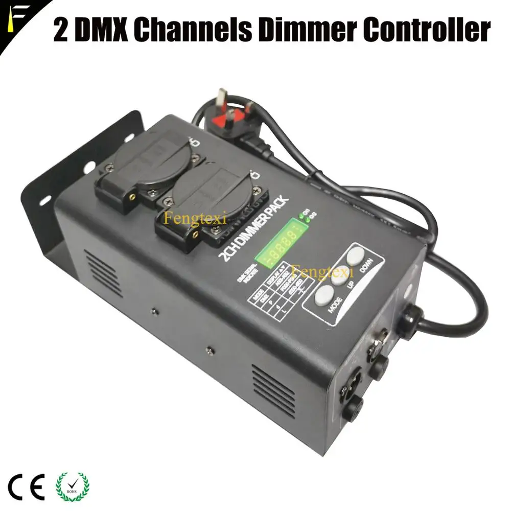 1kw/2kw With Digital DMX Address 2 Channels Dimmer Switch Pack 0~100% ...