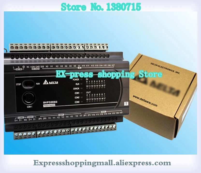 New Original DVP16ES200R DVP16ES200T DVP24ES200R DVP24ES200T PLC Module ...