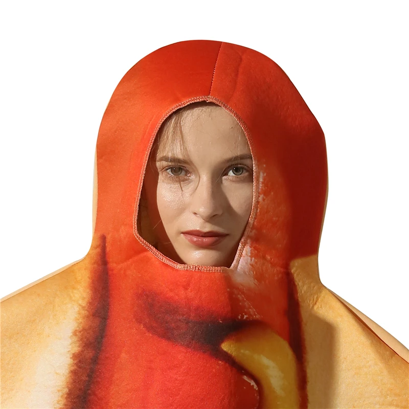 Funny 3D Print Sausage Food Hot Dog Costumes Cosplay Cartoon Halloween ...