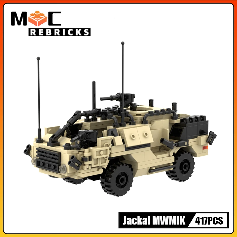 Loadable Soldiers Jackal Reconnaissance Vehicle Model Toys Compatible ...