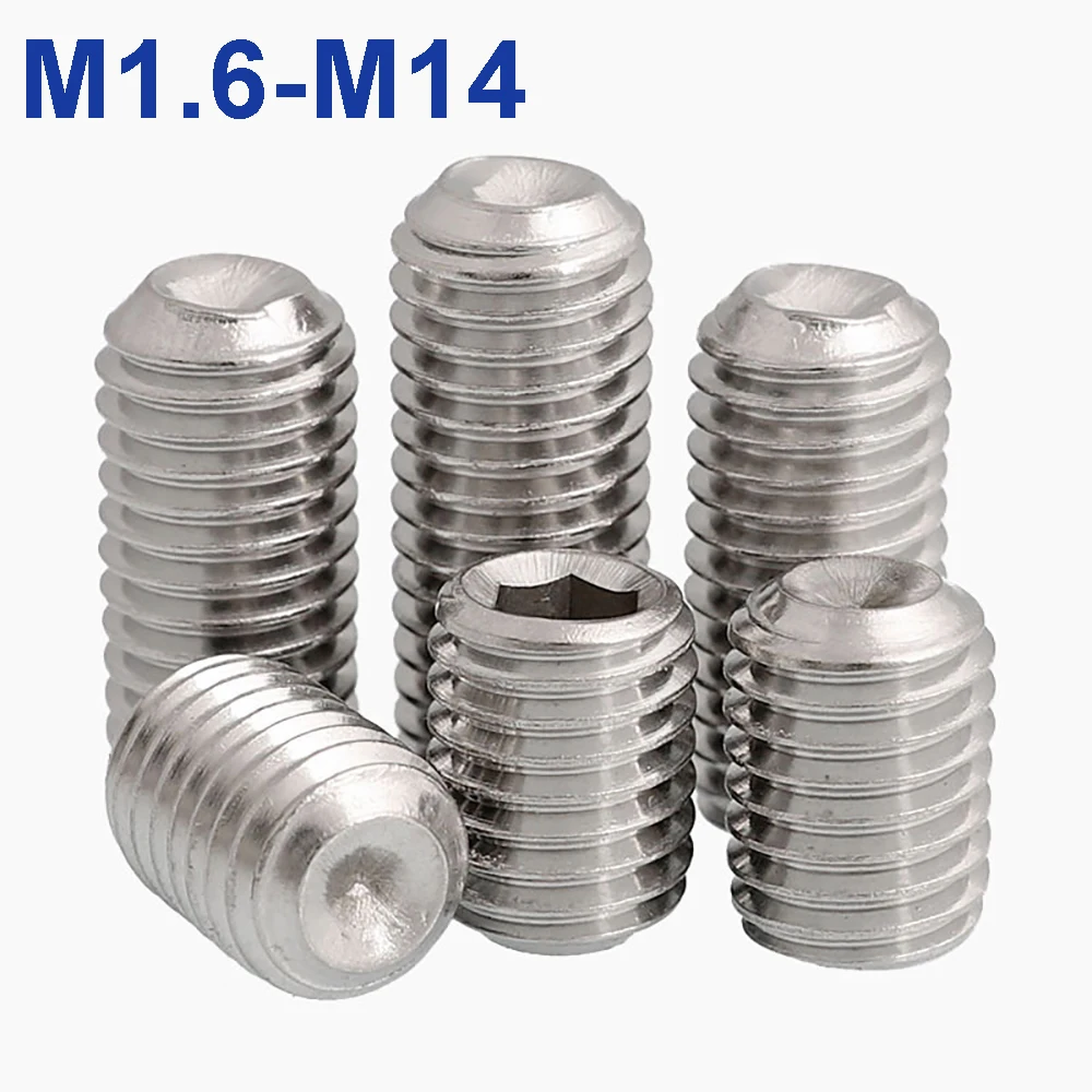 M1.6-10mm -Jeu de vis à douille hexagonale en acier inoxydable, 10 ...