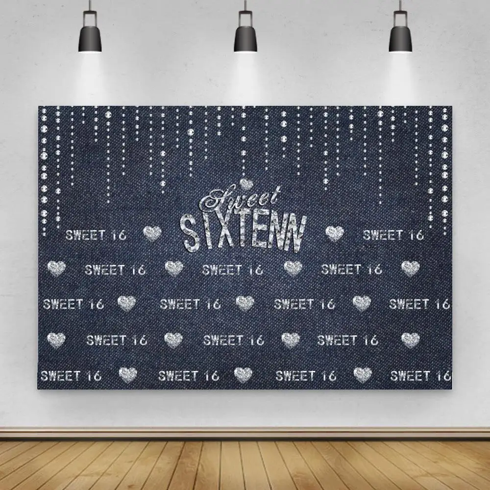 Sweet-15-16-Quinceanera-Party-Backdrops-Decor-Sixteen-Year-Old-Birthday ...