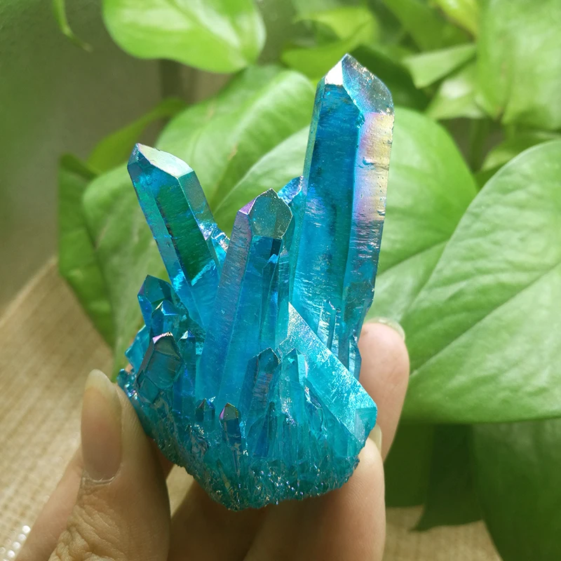 1pcs Natural crystal quartz Rare beautiful flame aura quartz crystal ...