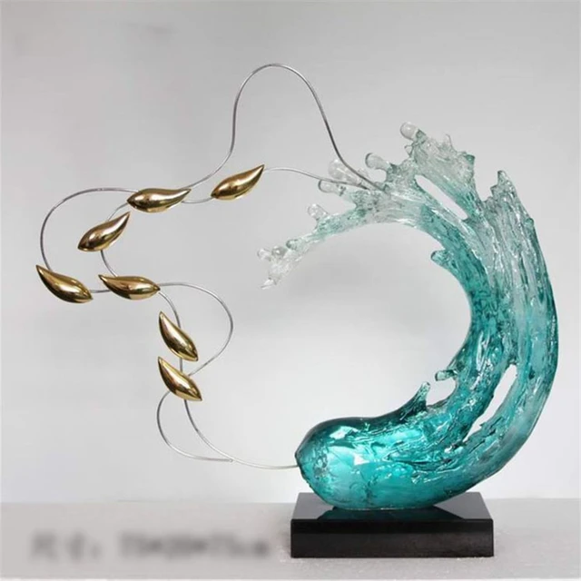 Abstract Sculpture Of Water