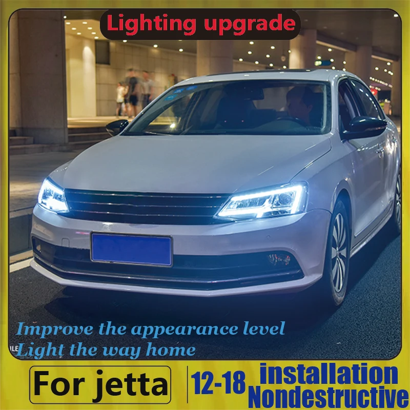 1-par-de-faros-LED-de-nuevo-dise-o-para-Volkswagen-Jetta-MK6-Sagitar ...