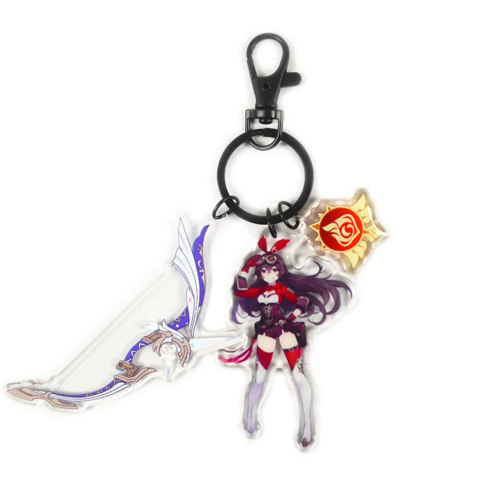 Genshin porte clés de jeu impact accessoire mignon avec pendentif Lisa ...