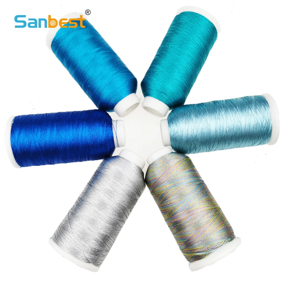 Sanbest-3-Strands-Metallic-Weaving-Thread-Handmade-DIY-Bracelet-String ...