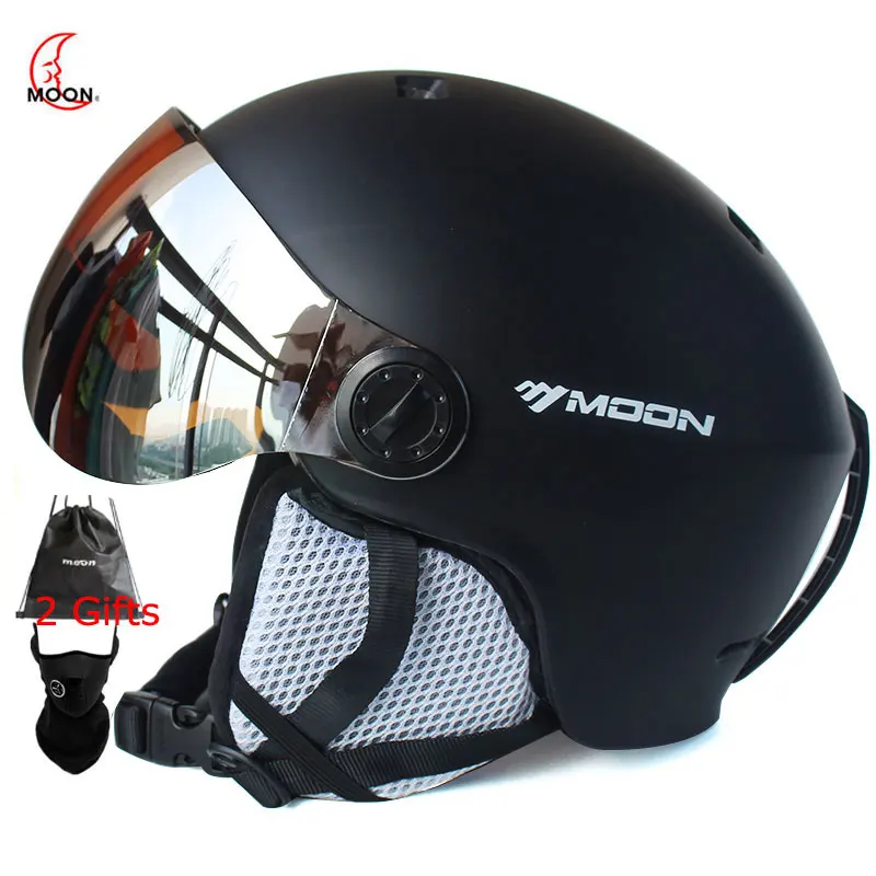MOON Goggles Skiing Helmet Integrally-Molded PC+EPS High-Quality Ski ...