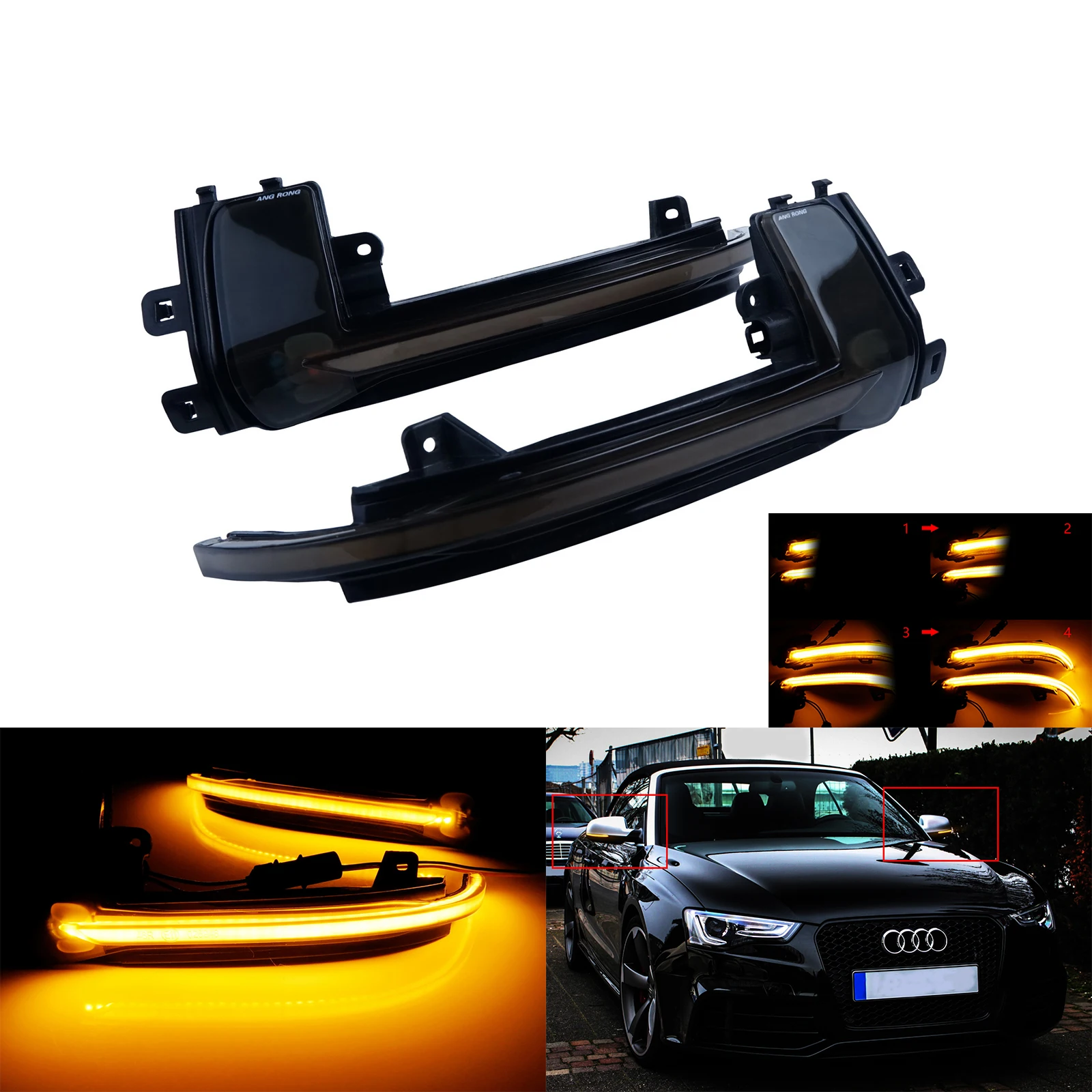 ANGRONG-Dynamic-LED-Wing-Mirror-Indicator-Turn-Signal-Light-Amber-For ...