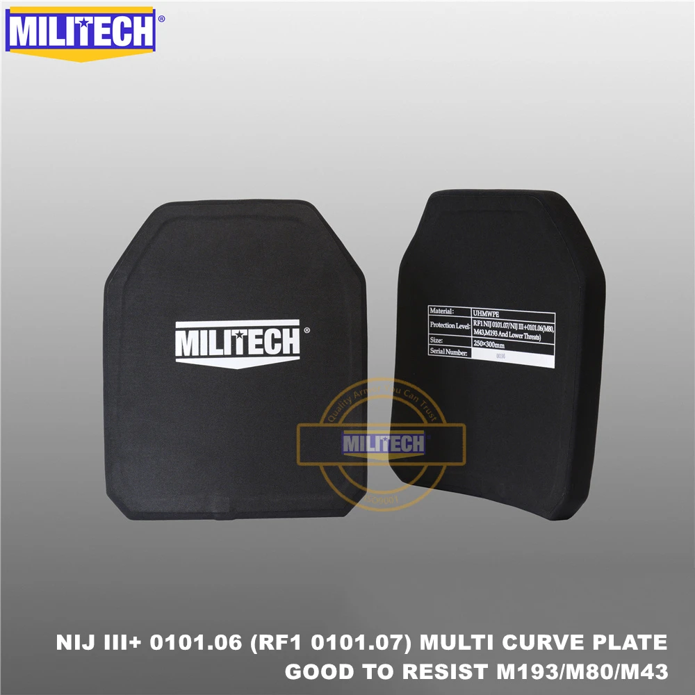 Ballistic Panel Bulletproof Plate Nij 3+ Iii+ 0101.06/nij 0101.07 Rf1 ...