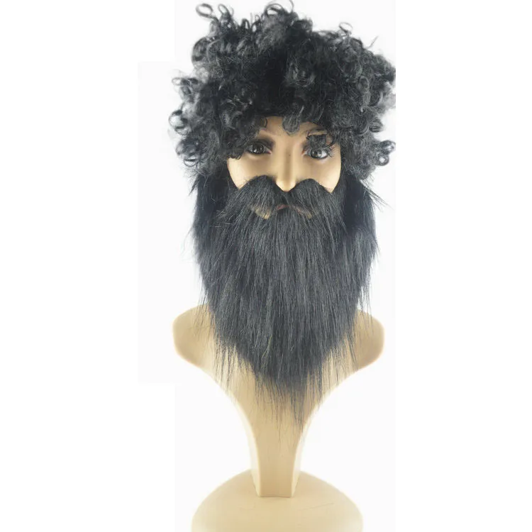 Fashion Fake Arab Beard Black Goatee False wig Disguise Fancy Dress ...