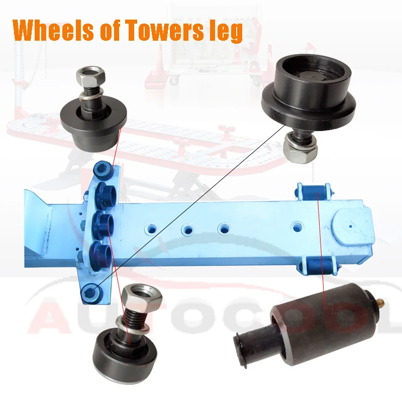 Frame-Machine-Tower-Accessories-Car-Bench-Tower-Leg-Wheels-Auto-Frame ...