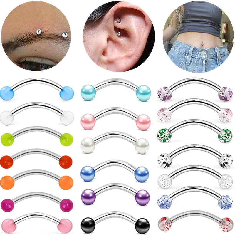 Eyebrow Piercing Types