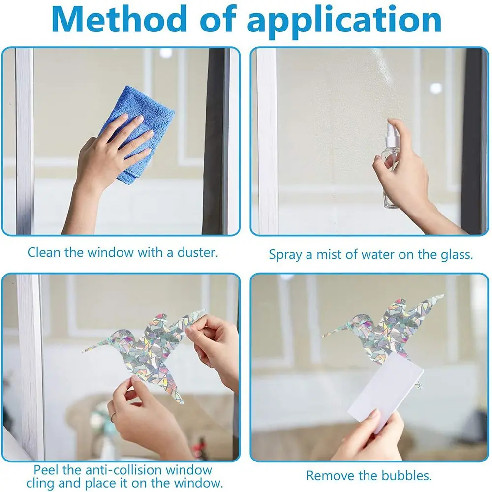 Suncatchers Art & Collectibles Flower Static Window Cling Rainbow Prism ...