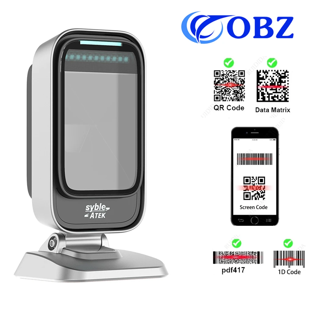 Escáner de código de barras para supermercado, lector de matriz de ...