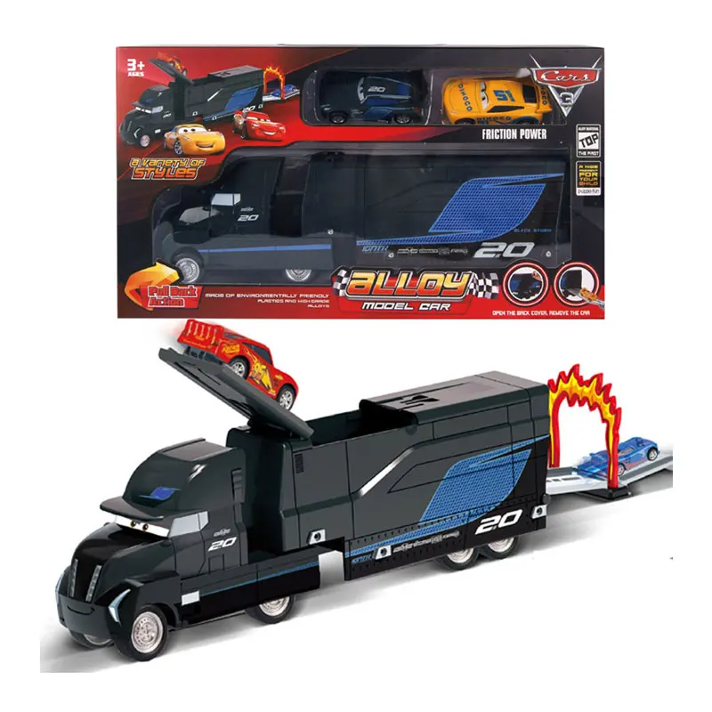 Disney-Pixar-Cars-2-3-black-storm-Jackson-McQueen-toy-Truck-Alloy-Car ...
