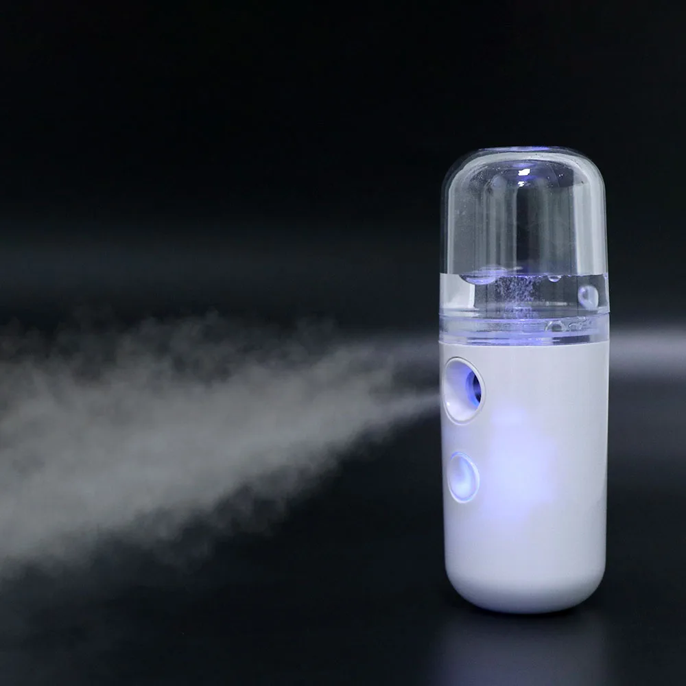Mini Face Steamer Nanometer Spray Hydrator Steaming Humidifier Alcohol ...
