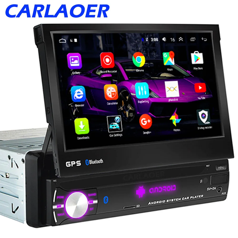 1din Android 9.0 Car Radio Gps Multimedia Player Audio Stereo For Volkswagen Nissan Hyundai Kia ...