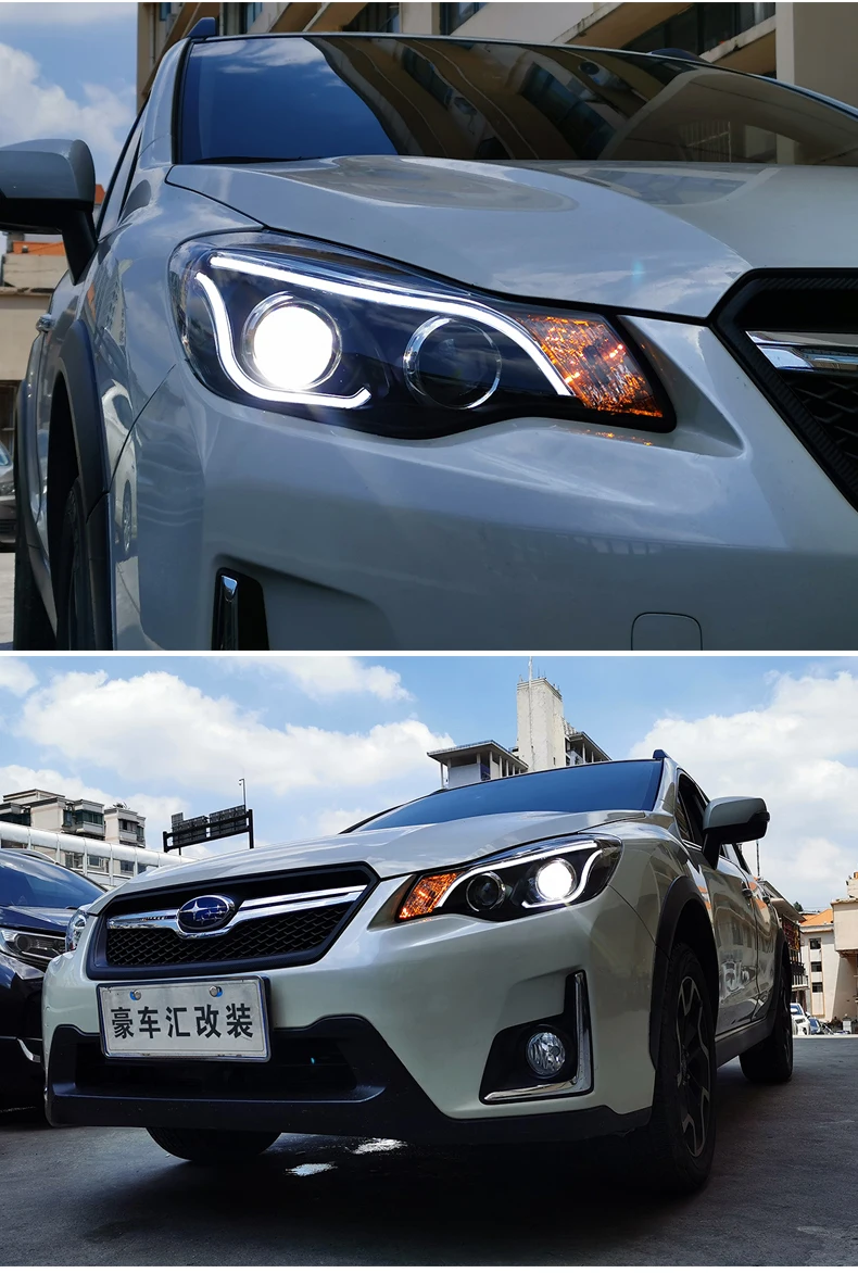 Car Styling Head lamp light for XV Headlights 2011-2015 Crosstrek LED ...