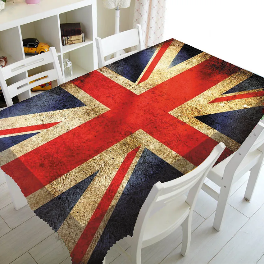 Cool Grunge Union Jack Uk Flag Birthday Party Table Decor Vintage ...