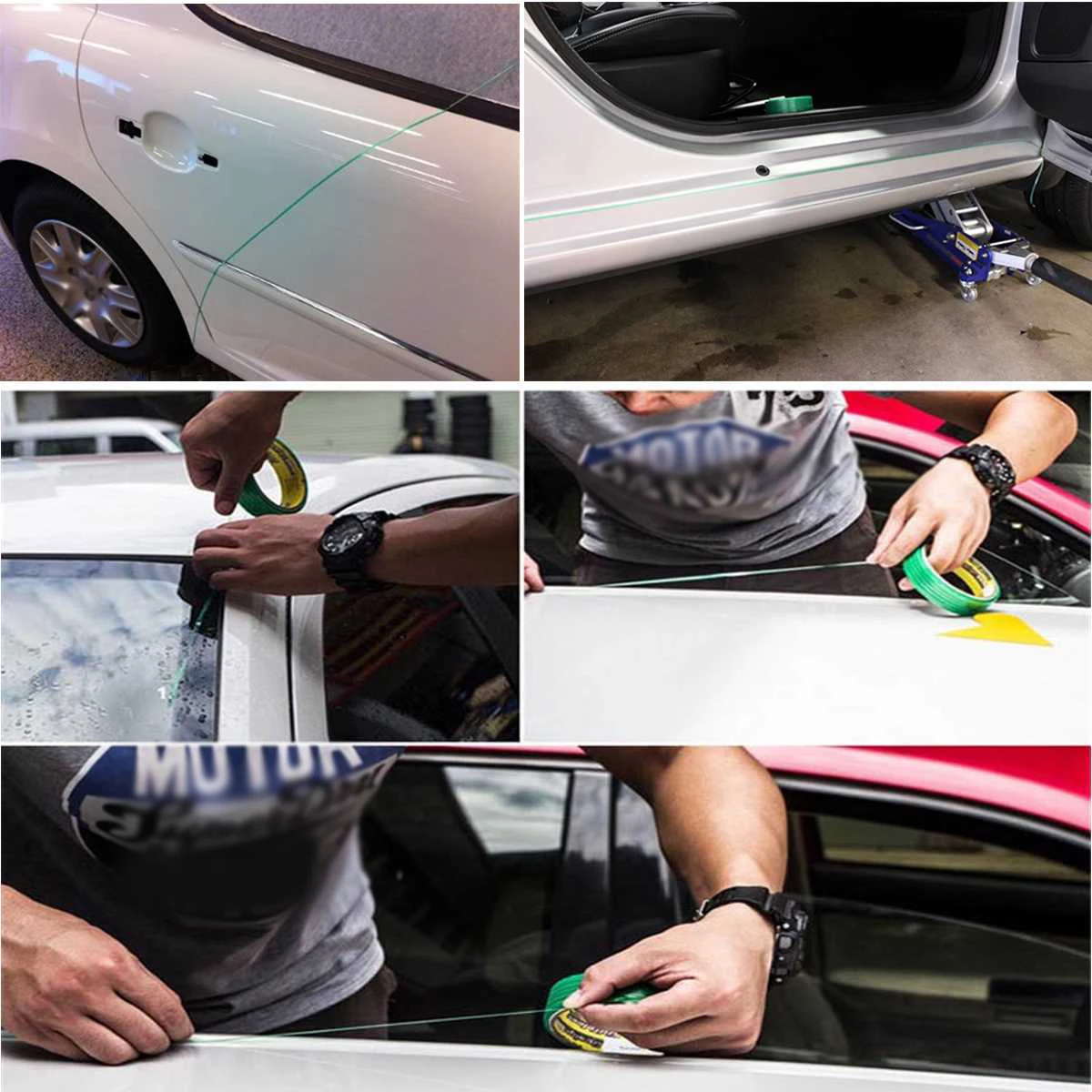 Green Car Sticker Knifeless Decal Accessories PVC Repair Tool Reliable ...