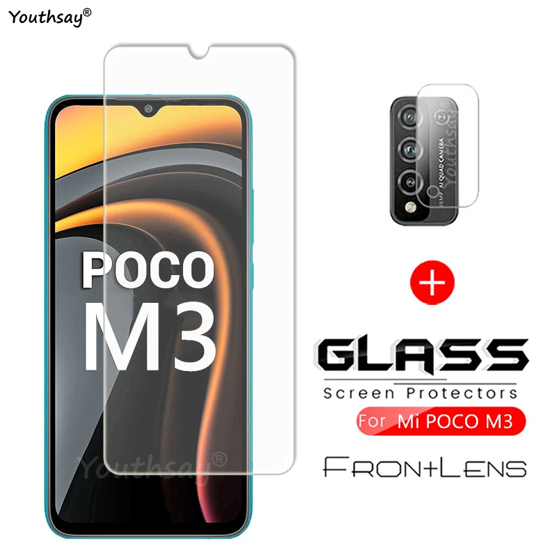 For Xiaomi POCO M3 Pro Glass POCO M3 Glass Screen Camera Protector for ...