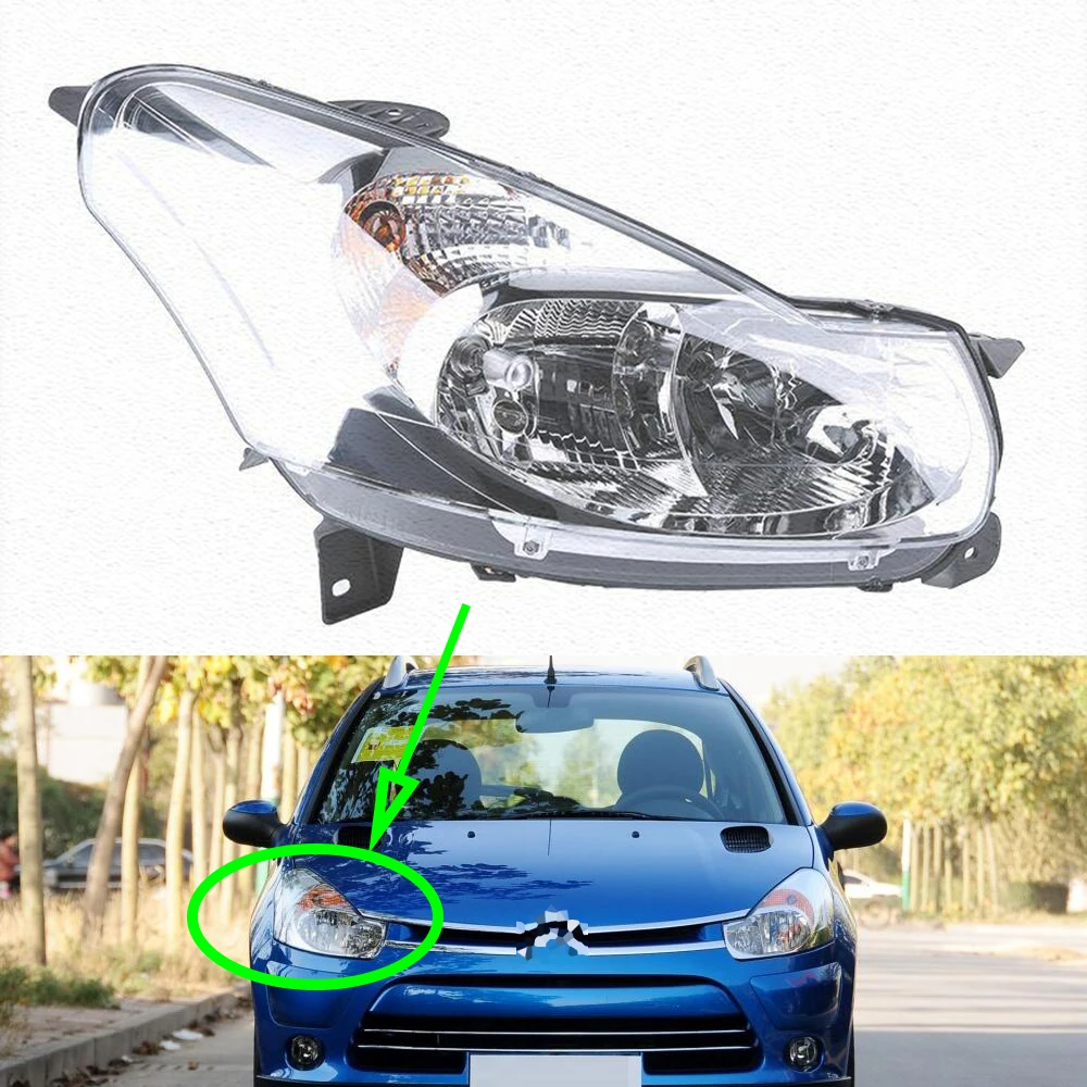 Headlight-Assembly-For-Citroen-C2-2006-2013-Headlamp-Assembly-Replace ...