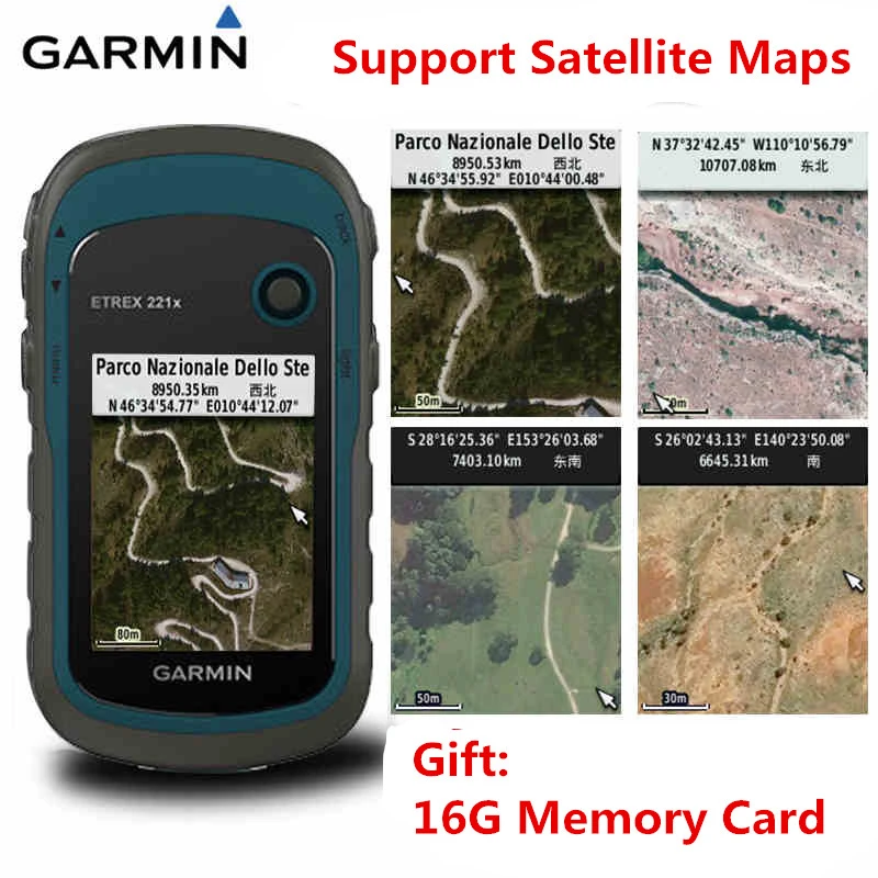 100% Original Garmin Etrex 221x Outdoor Handheld Gps Navigator Coordinate Position Indicator ...
