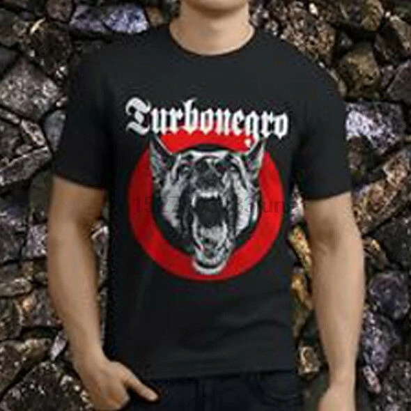 TURBONEGRO Scandinavian Leather Punk Rock Glam Men's Black T Shirt Size ...