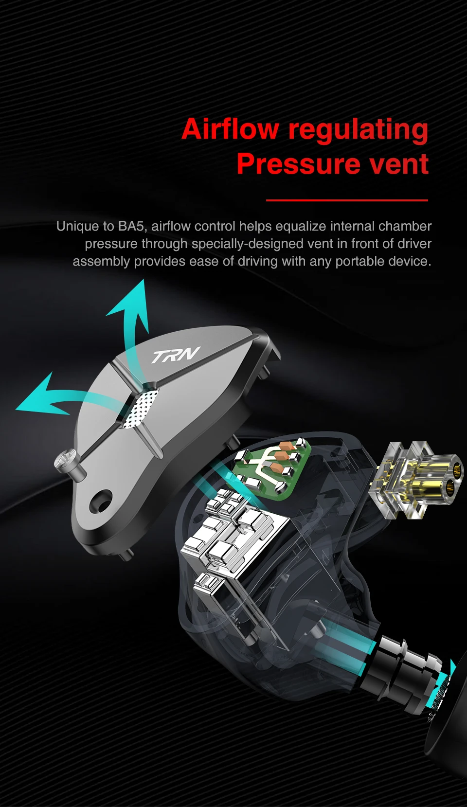 TRN BA5 10BA Driver Unit In Ear Earphone