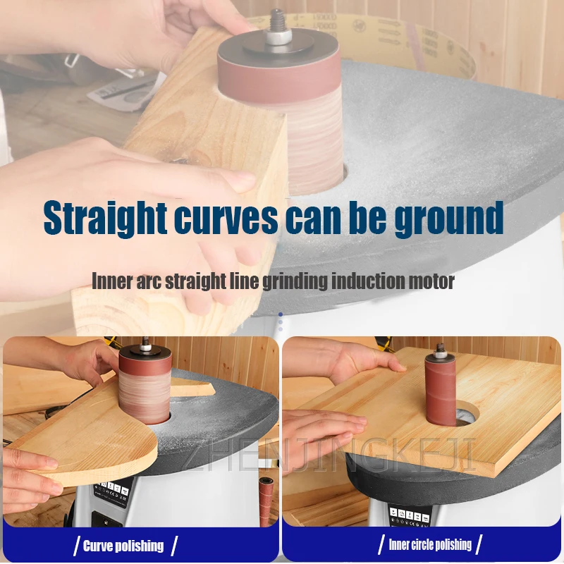 14 Inch Bench Type Sand Column Machine Shaft Sander Belt Machine ...