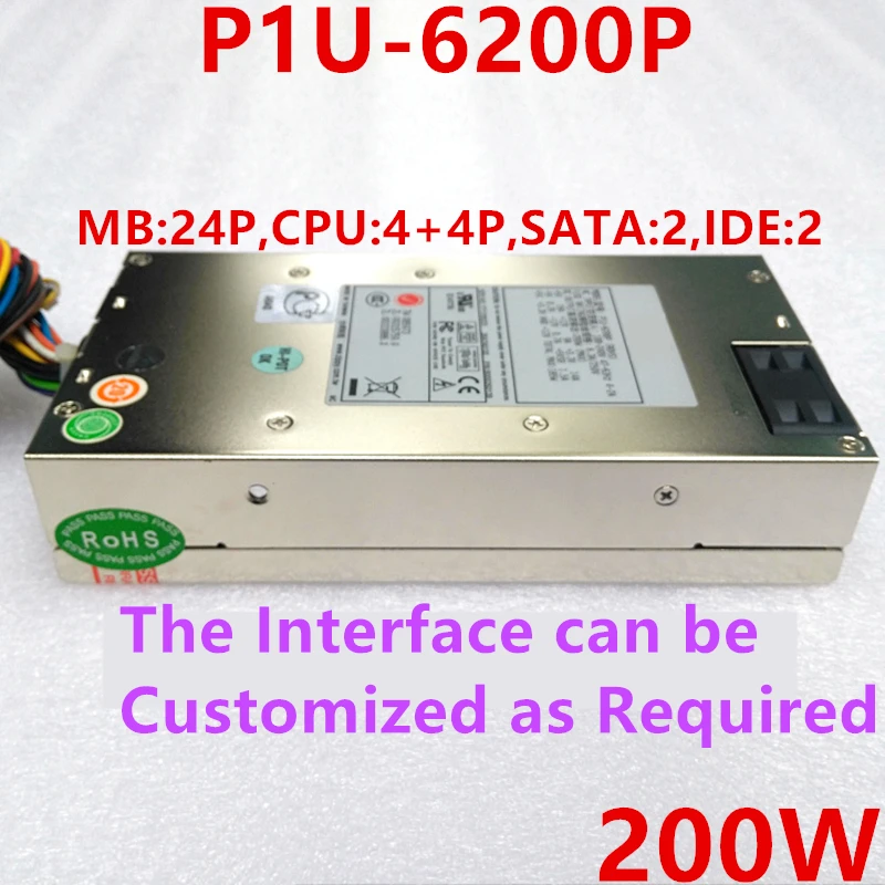 Original PSU For Emacs Advantech ATX 1U 200W Switching Power Supply P1U ...