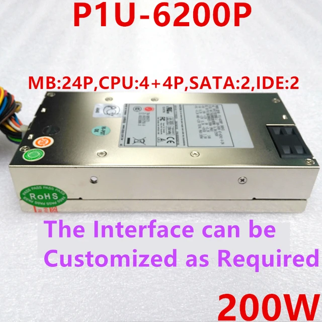Original PSU For Emacs Advantech ATX 1U 200W Switching Power Supply P1U ...
