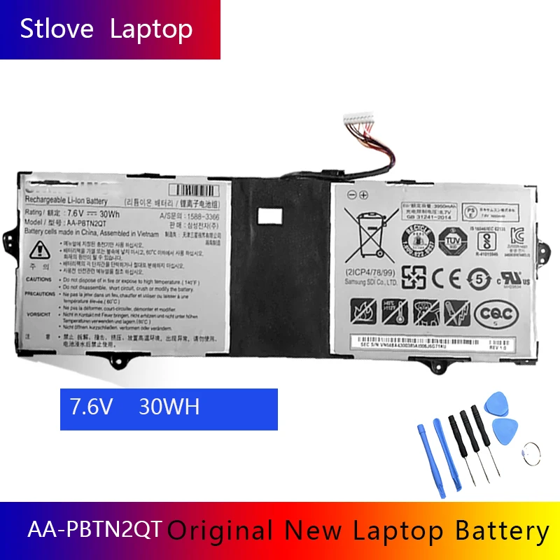 Batería para ordenador portátil Samsung, pila de 7,6 V, 30WH, AA ...