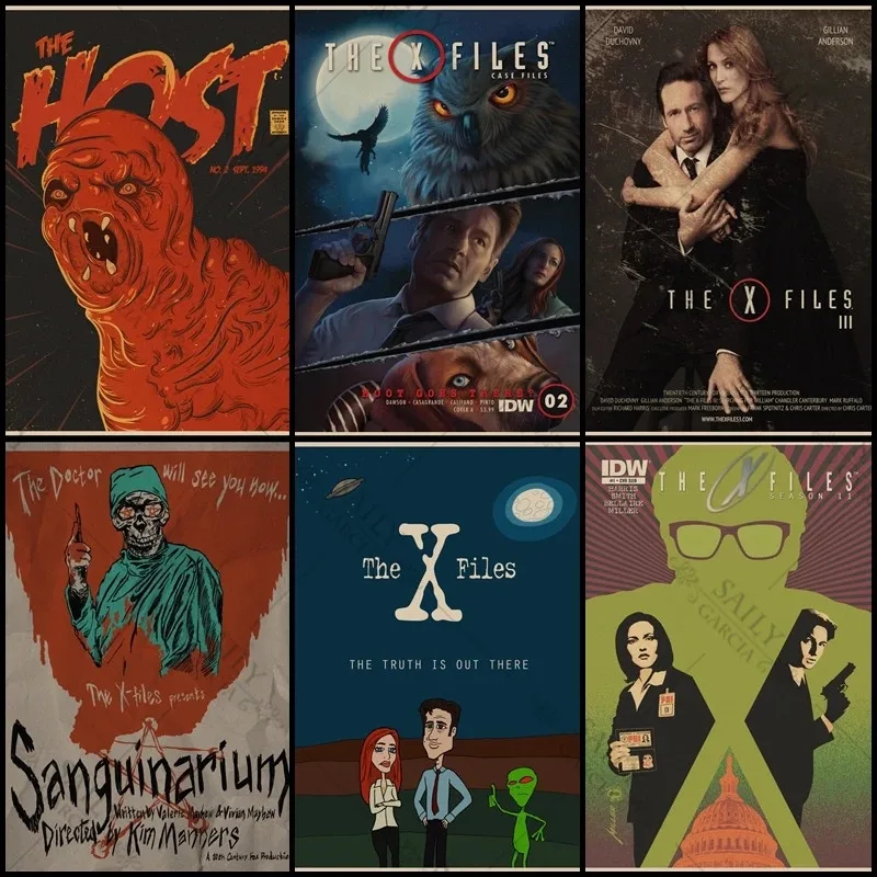 X-Files-Modern-Tv-Series-Show-Metal-Tin-Sign-Vintage-Poster-Metal-Home ...