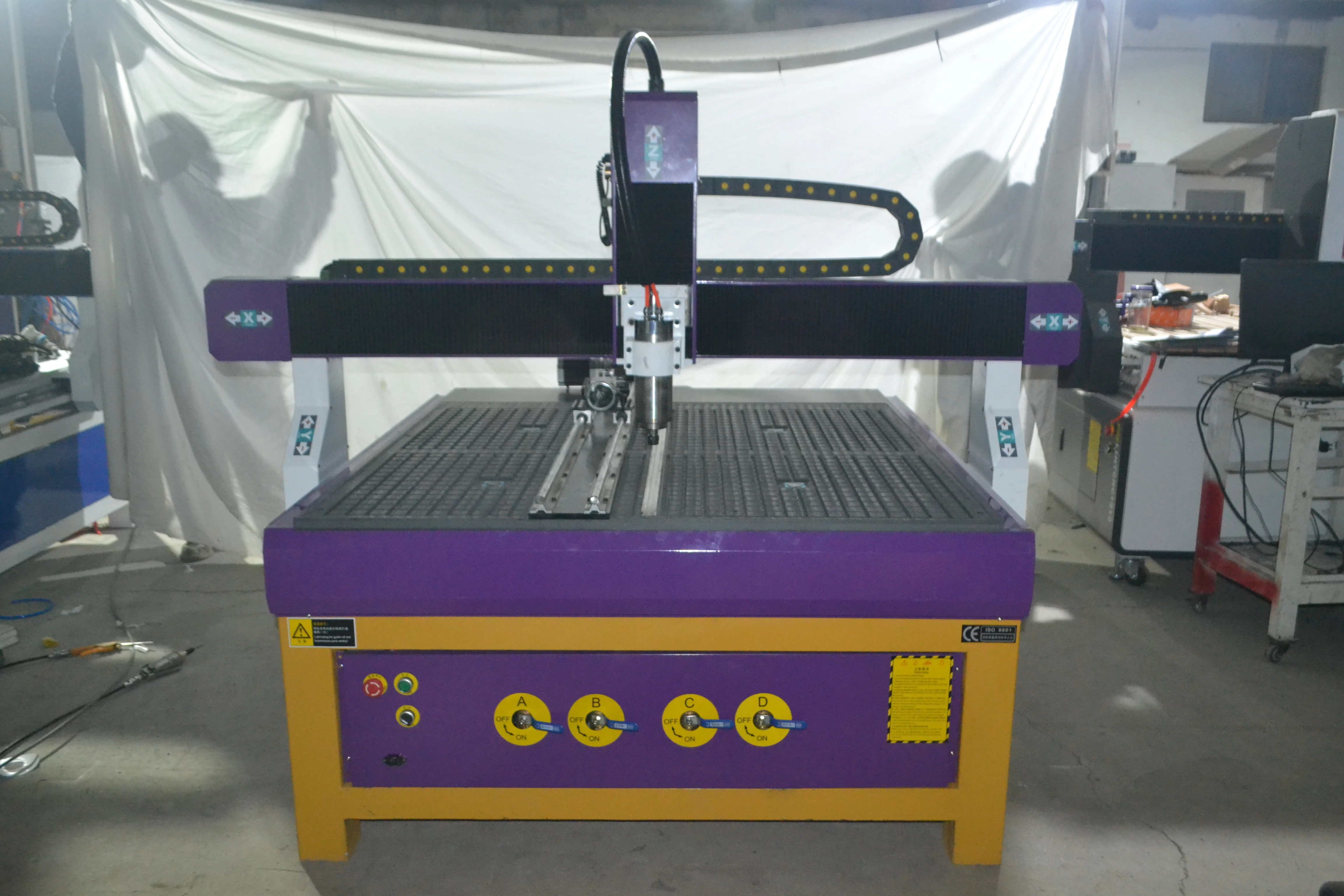 3D Mini Advertising CNC Router 6090 9015 1212 Wood Furniture Design Machine Linear ATC Automatic ...