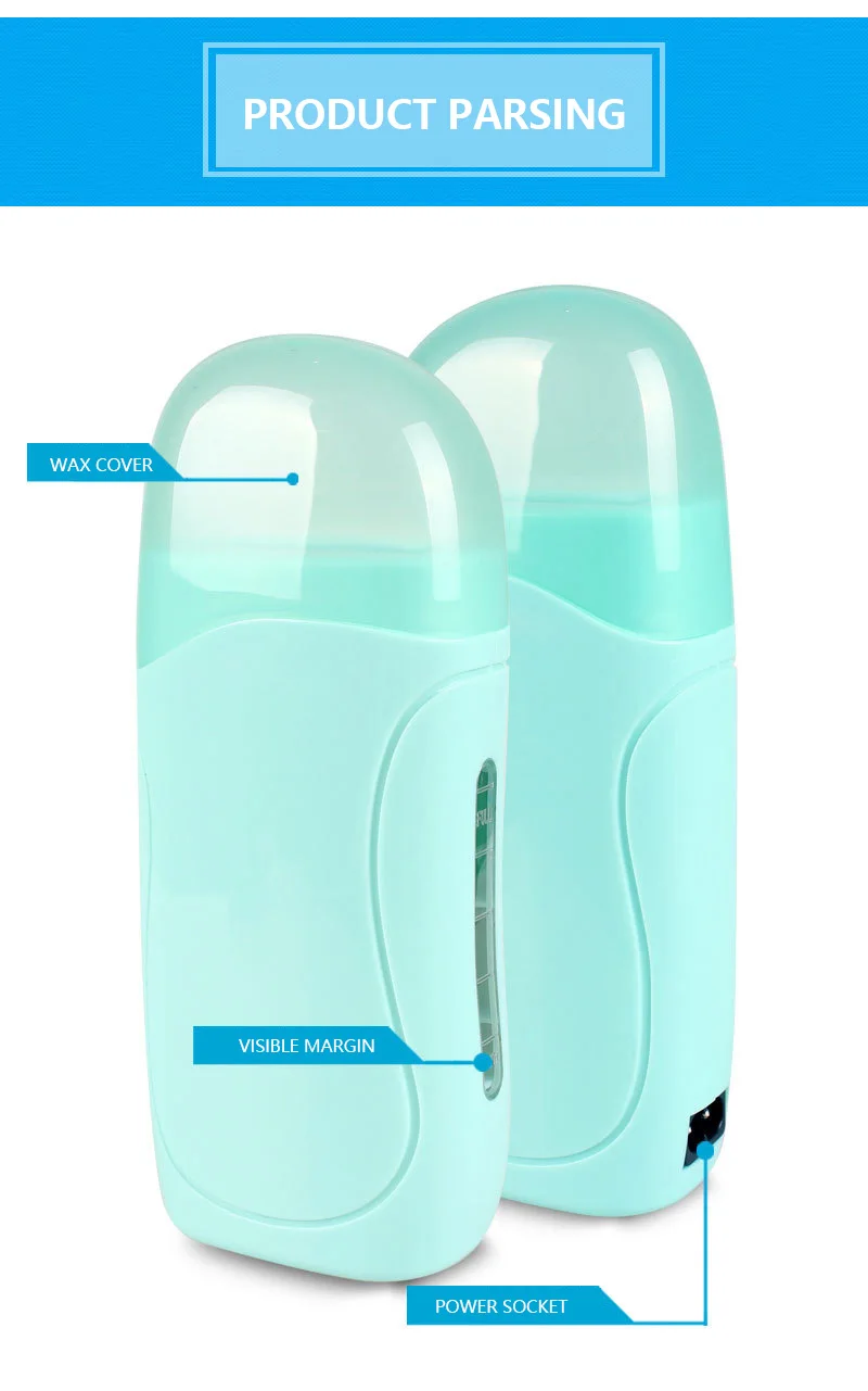 DOLL WAX 3 In 1 Roll On Hair Removal Cream Sets Depilatory Wax Heater ...