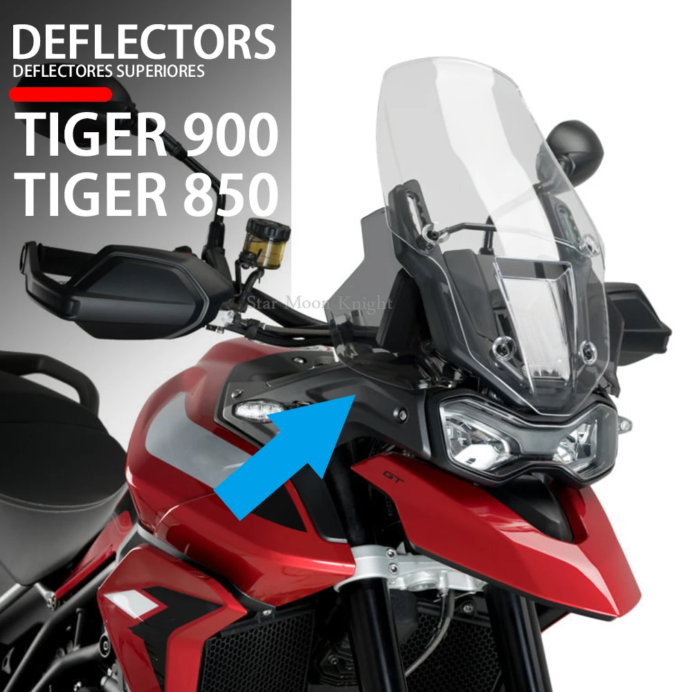Motorcycle-Windscreen-Side-Deflector-Windshield-For-tiger-900-850-For ...