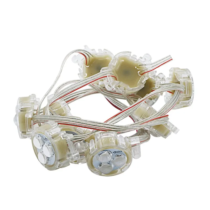 Szyoumy Dc12v Ws2811 Ic 30mm Diameter Smd 5050 Rgb 3 Leds Led Pixel ...