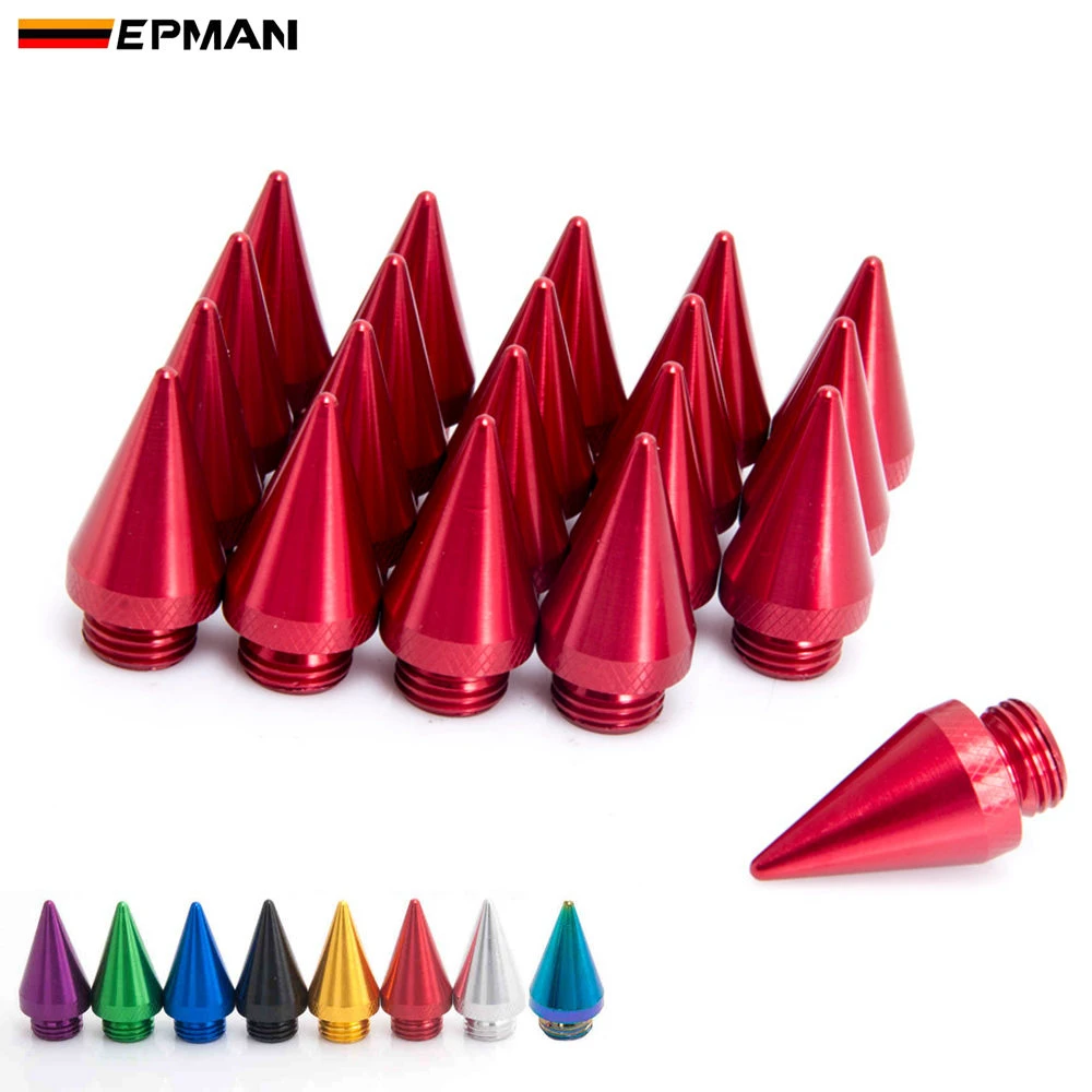 20pcs Universal Aluminium Extened Tuner Spikes Spear Tip For Wheels ...