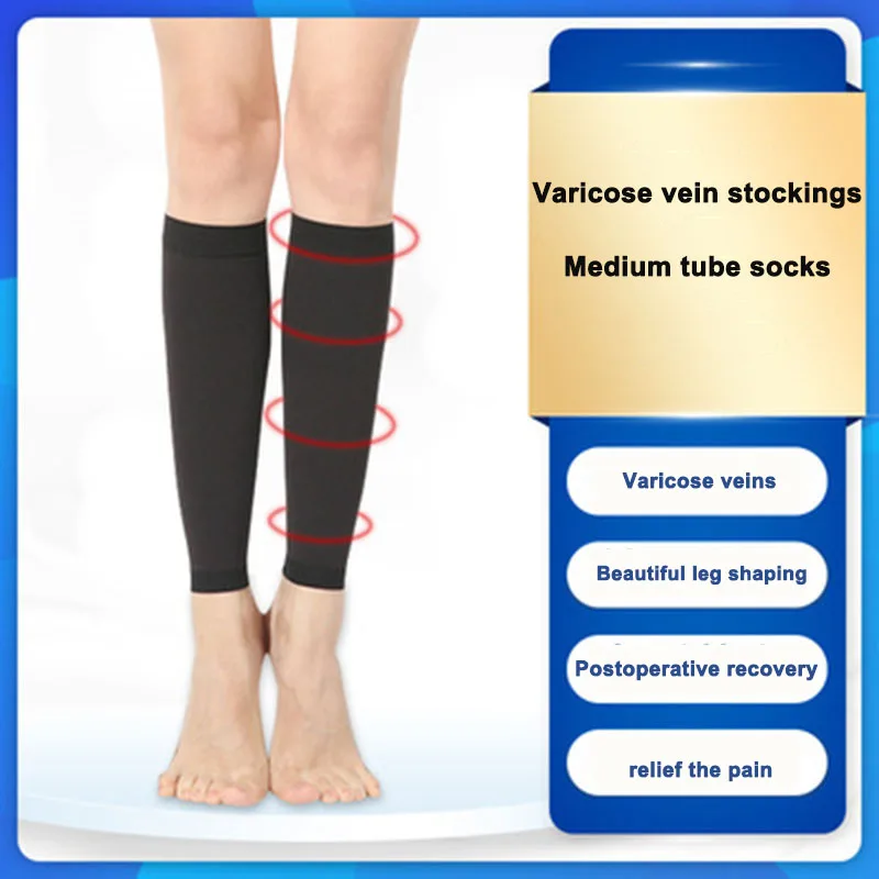 Medical-Compression-Socks-Unisex-Varicose-Veins-Socks-Elastic-Pressure ...