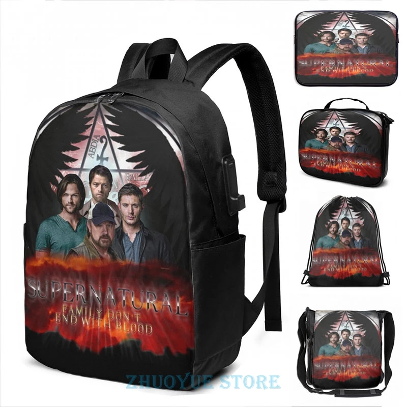 Supernatural Bags Women | Supernatural Backpack | School Bags | Laptop ...