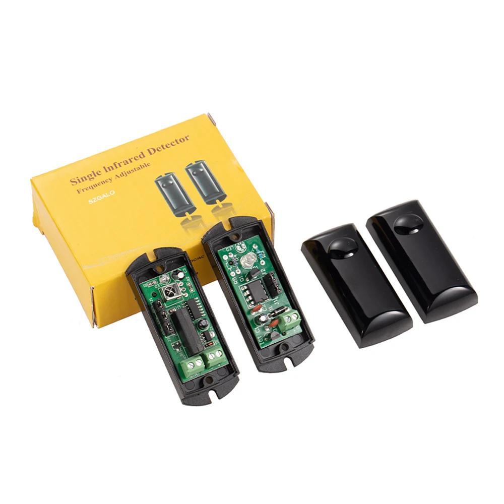 Photocell-Single-Beam-Active-Infrared-Beam-Sensor-Detector-IR-Alarm-15m ...