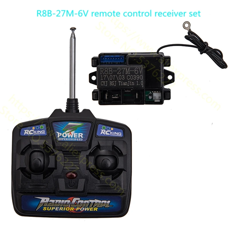 R8B-27M-6V-Remote-Controller-Receiver-Children-Electric-Car-27Mhz ...