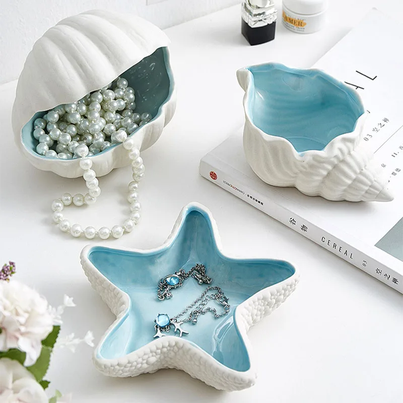 Art de la Table,Rangement de conques en céramique,coquillages de mer ...