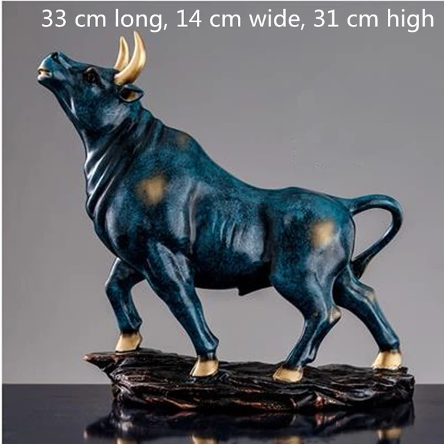 Wall Street Bull Desktop Statue