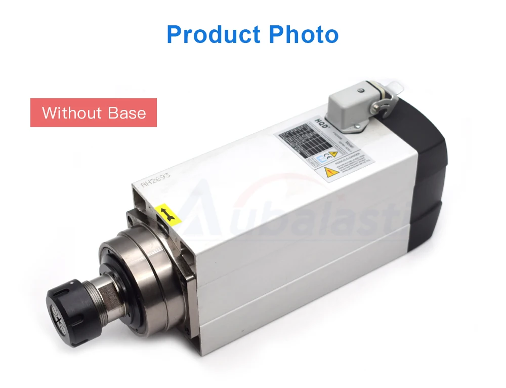 HQD CNC Spindle 1.5kw 2.2kw 3kw Air Cooled Spindle Motor 220V 380V ER ...