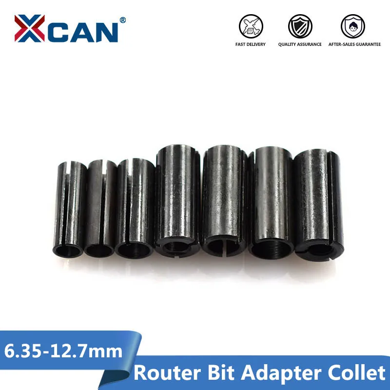 Xcan 1pcs Adapter Collet Shank Cnc Router Tool Adapters Holder 8mm ...