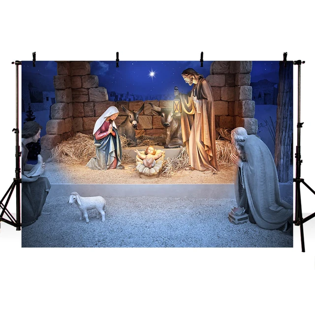 Nativity Backdrop Stage